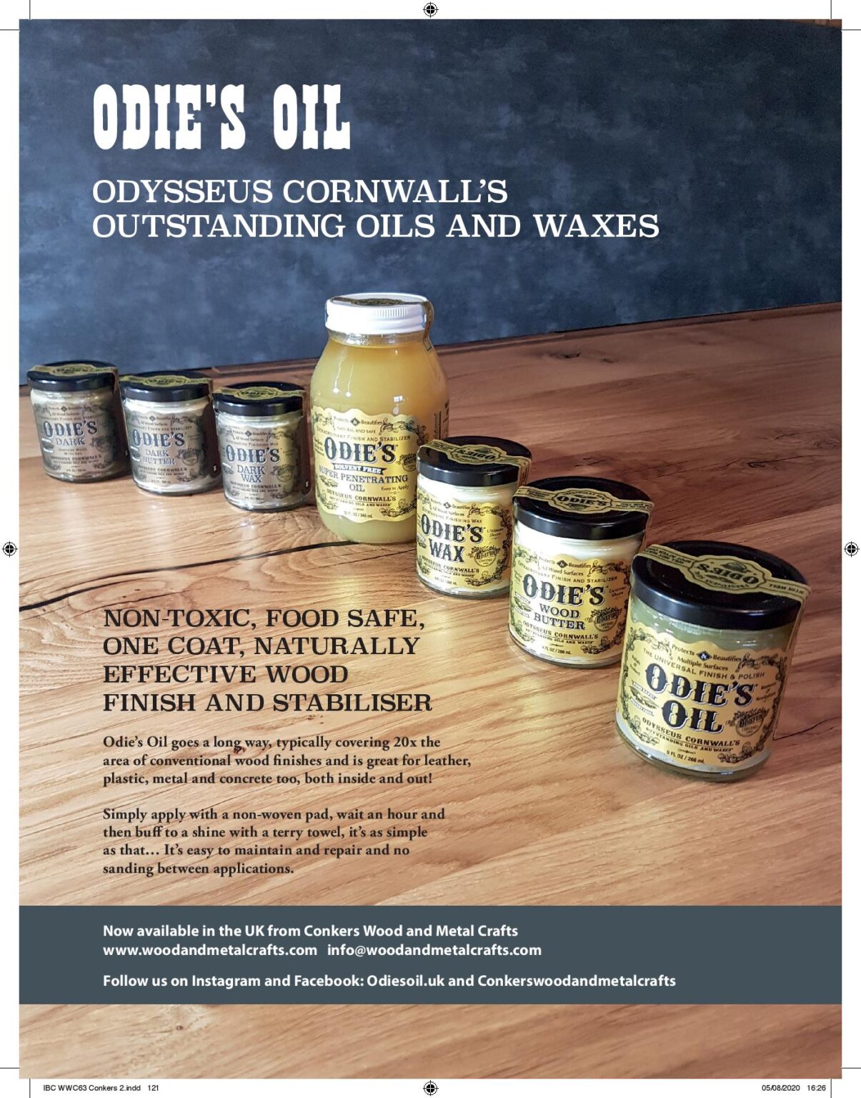 Odie’s Oil – Conkers Wood & Metal Crafts